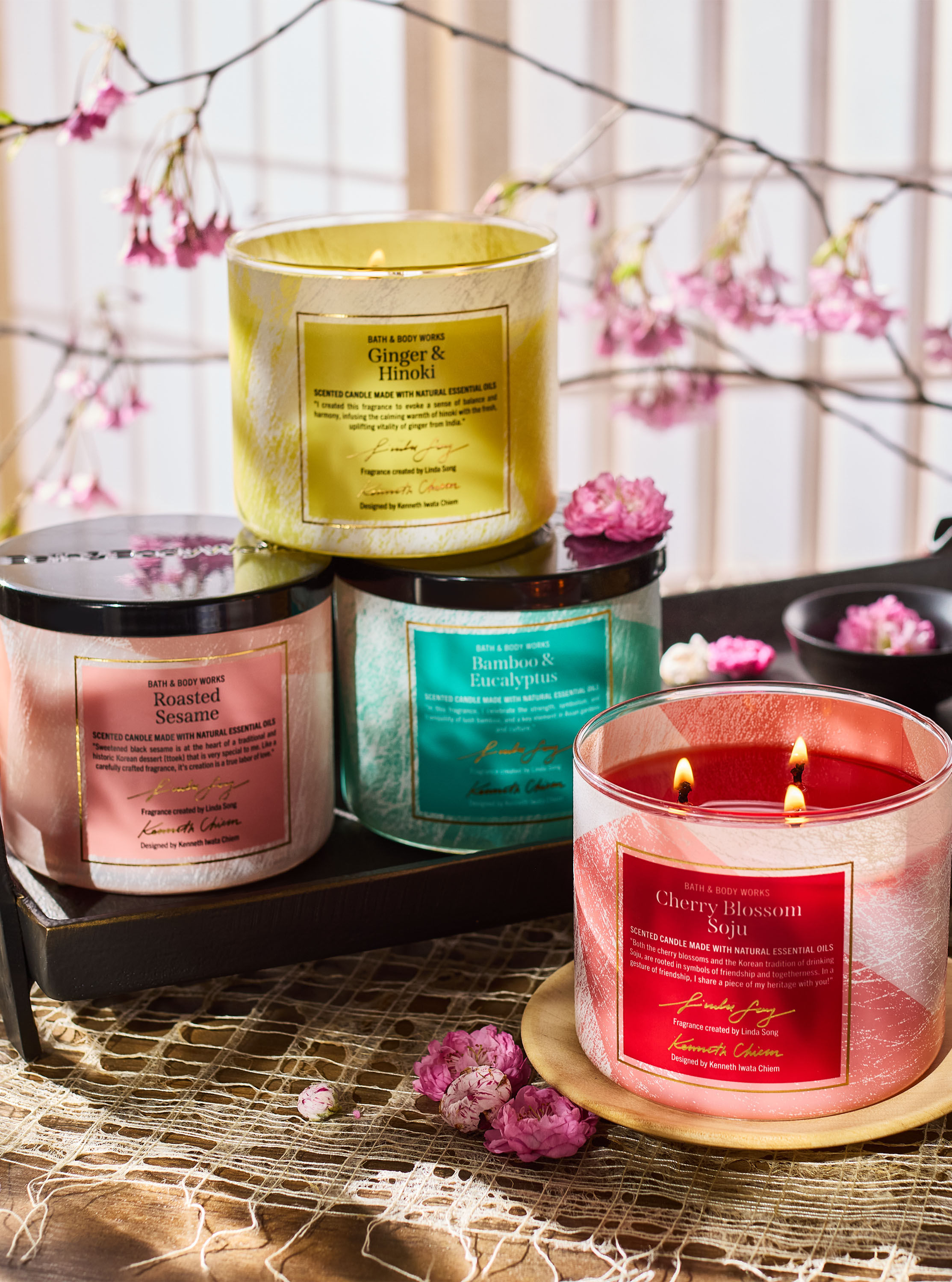 Ginger N Hinoki | Vela 3 Mechas